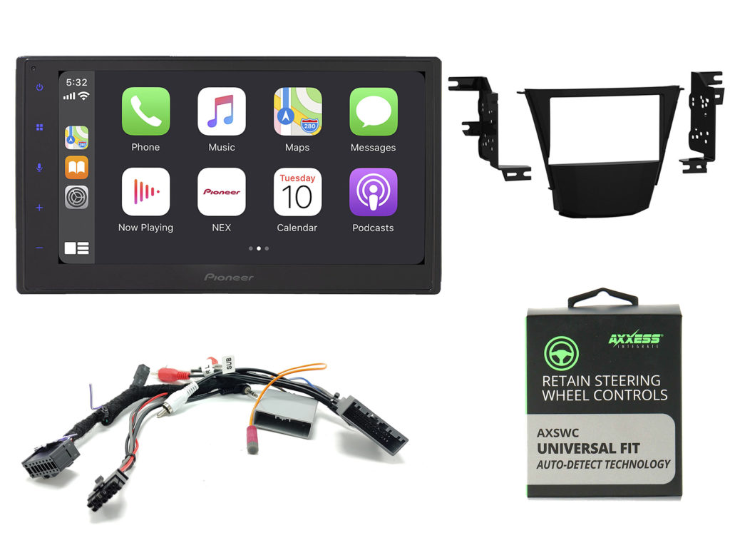 Acura TL MDX TSX Pioneer Wireless Apple CarPlay Complete Radio Kit - Mobile Max Car Audio