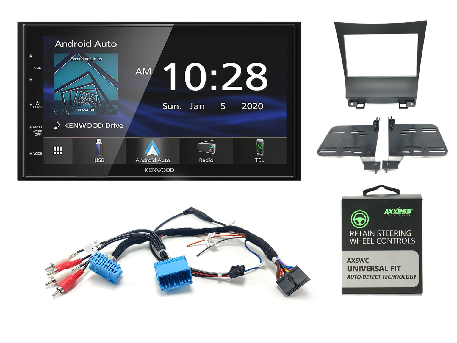 Acura TL MDX TSX Kenwood Apple CarPlay Complete Radio Kit - Mobile Max ...