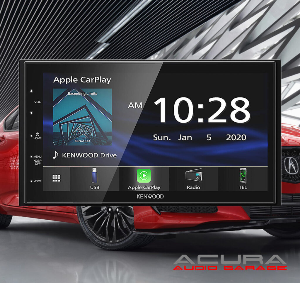 Acura TL MDX TSX Kenwood Apple CarPlay Complete Radio Kit - Mobile Max ...