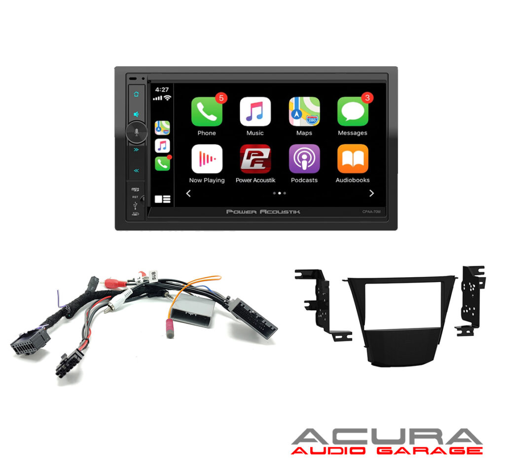 Acura TL MDX TSX Power Acoustik Apple CarPlay Complete Radio Kit ...